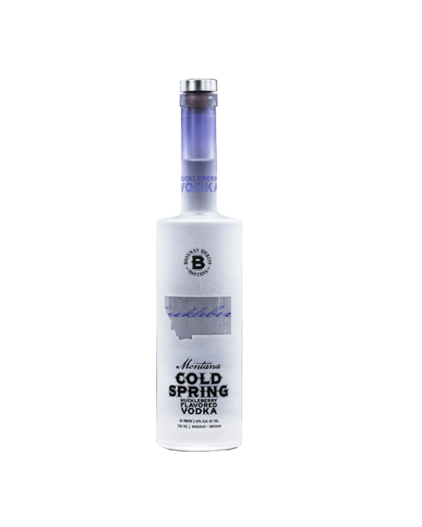 Bozeman Spirits Naturally-flavored Huckleberry Vodka 750 ml (GLASS BOT ...